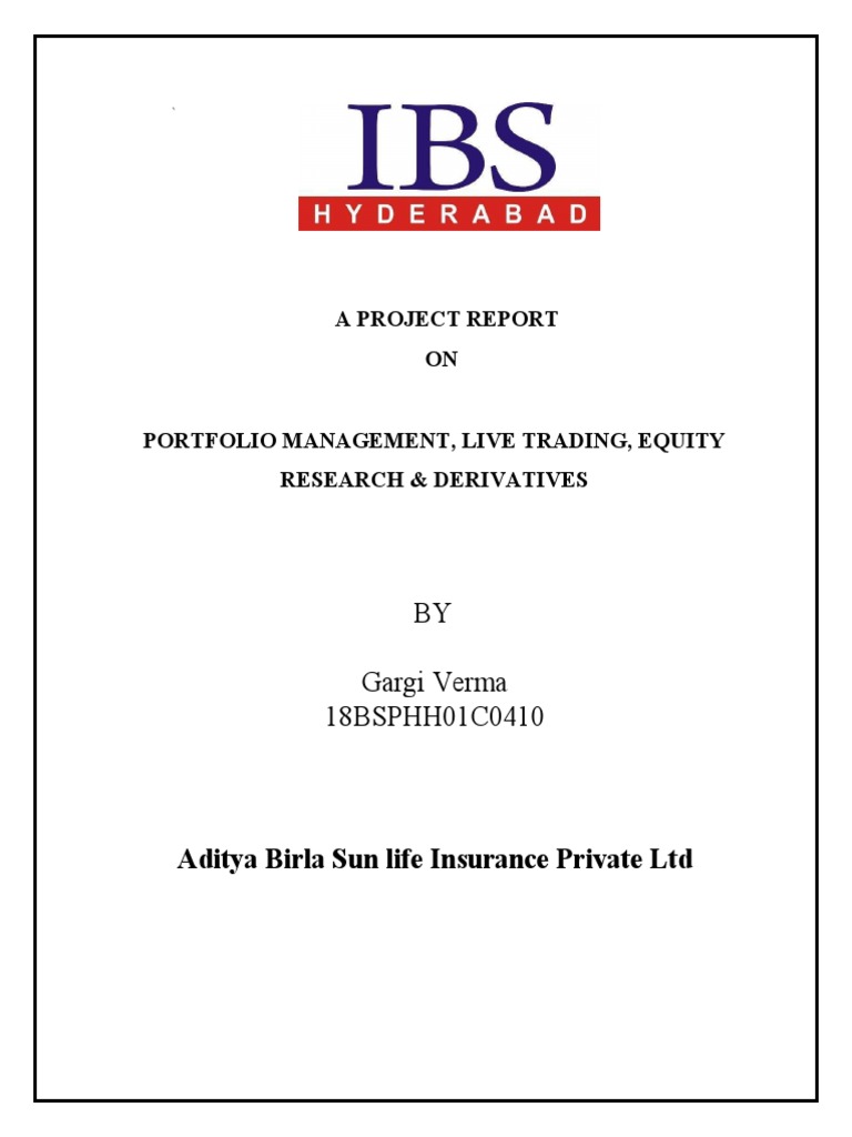 Final Sip Report | PDF | Mutual Funds | Initial Public Offering