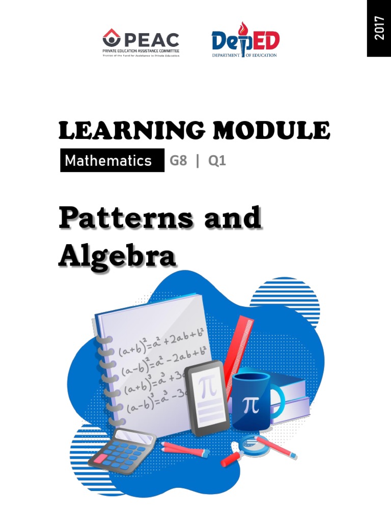 PEAC Module Math8 Q1 | PDF | Factorization | Area