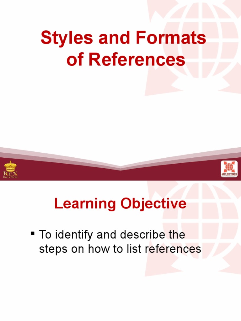 12 Styles and Formats of References | PDF | Encyclopedias | Apa Style
