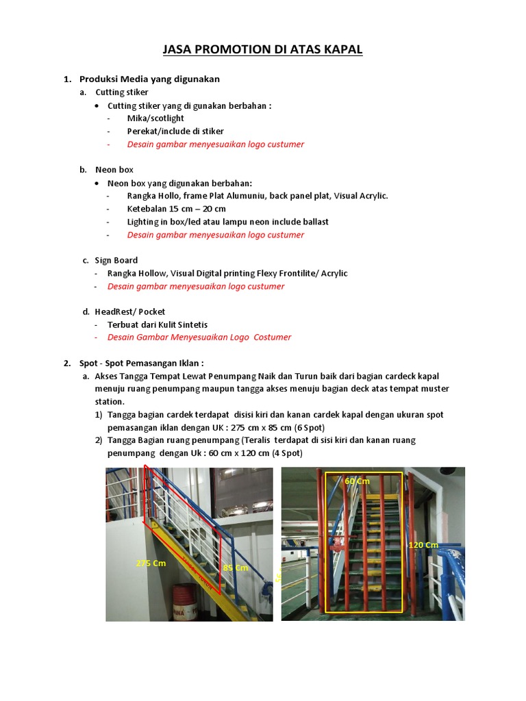 Proposal Iklan Kapal | PDF