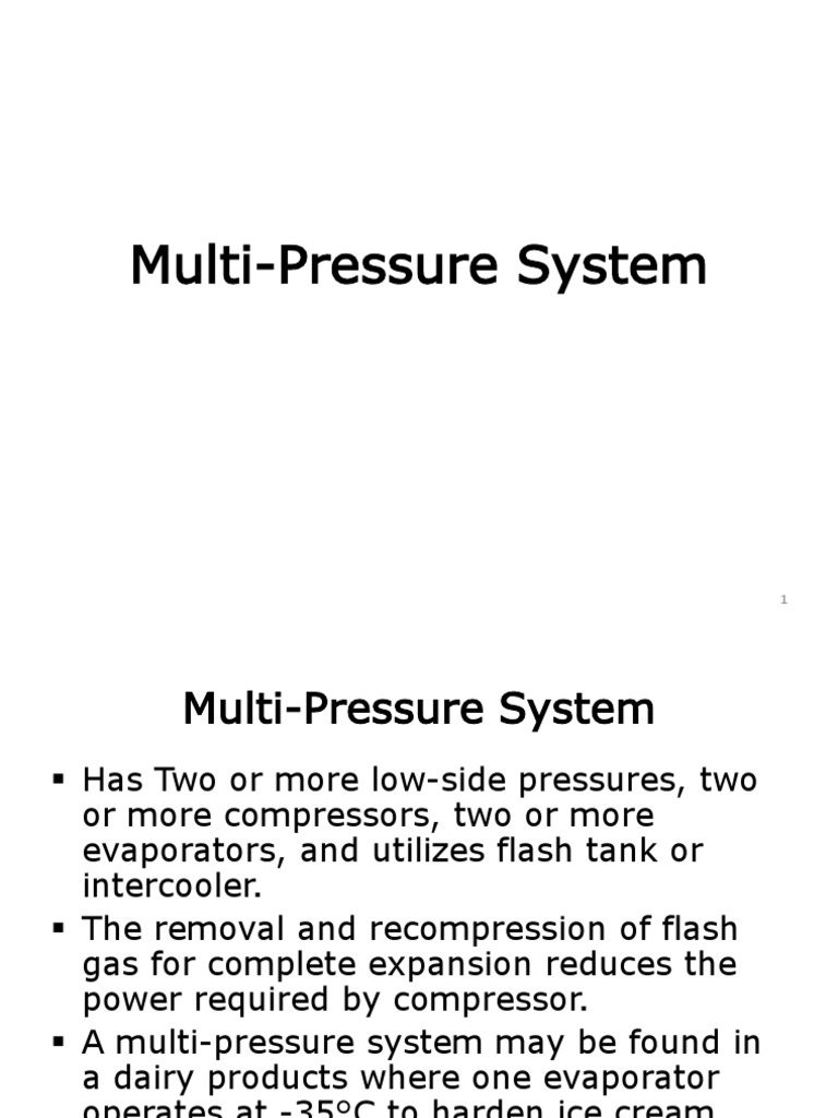 Multi Pressure System | PDF | Chemical Equipment | Heating, Ventilating ...