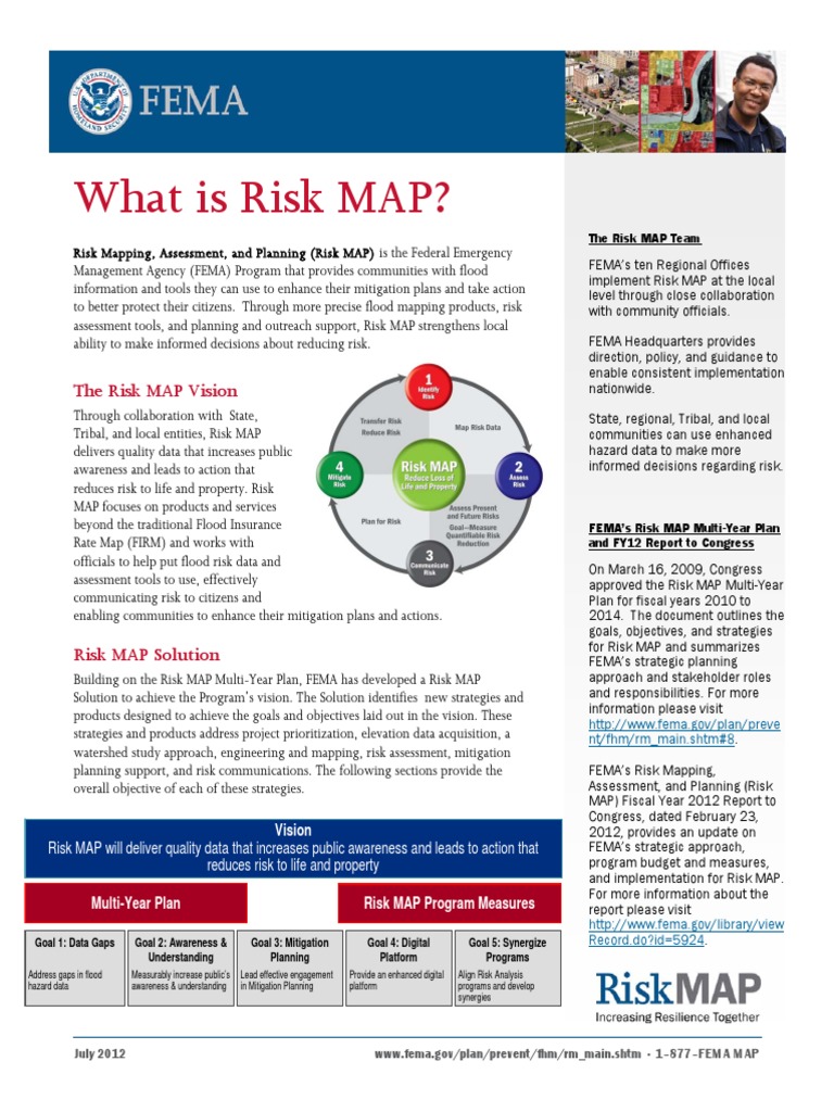 FEMA Risk MAP Program Overview | PDF | Emergency Management | Federal ...