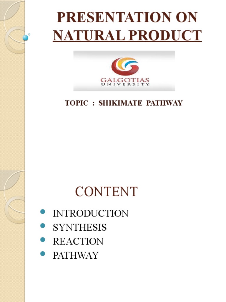 The Seven-Step Biosynthetic Route: An In-Depth Look at the Shikimate ...