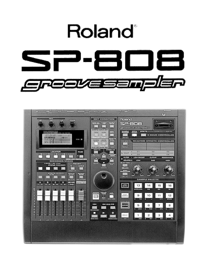 SP-808 Basics and Users Tips Manual | PDF | Synthesizer | Tempo