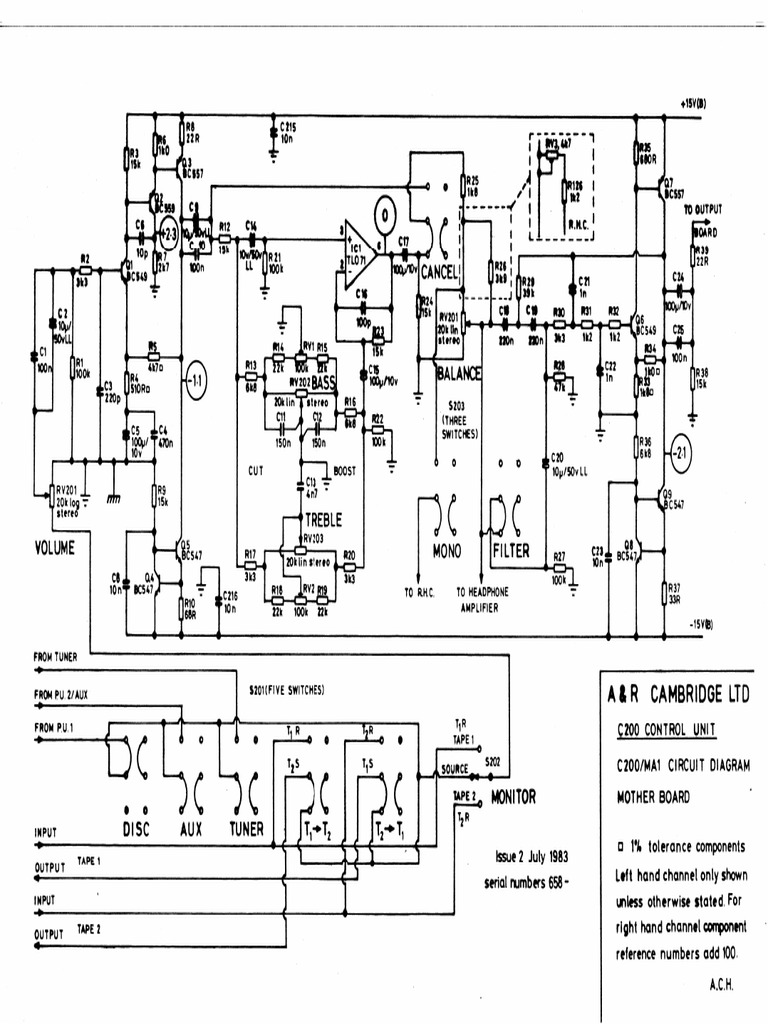 Arcam-C200 Preamp | PDF