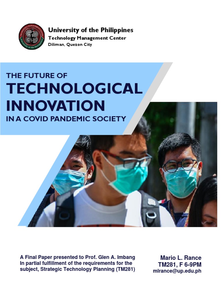 Future Tech Innovations Post-COVID | PDF | Entrepreneurship | Scenario ...
