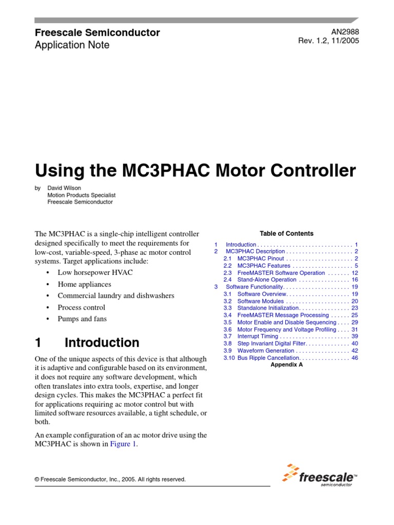 Using The MC3PHAC | PDF | Analog To Digital Converter | Alternating Current