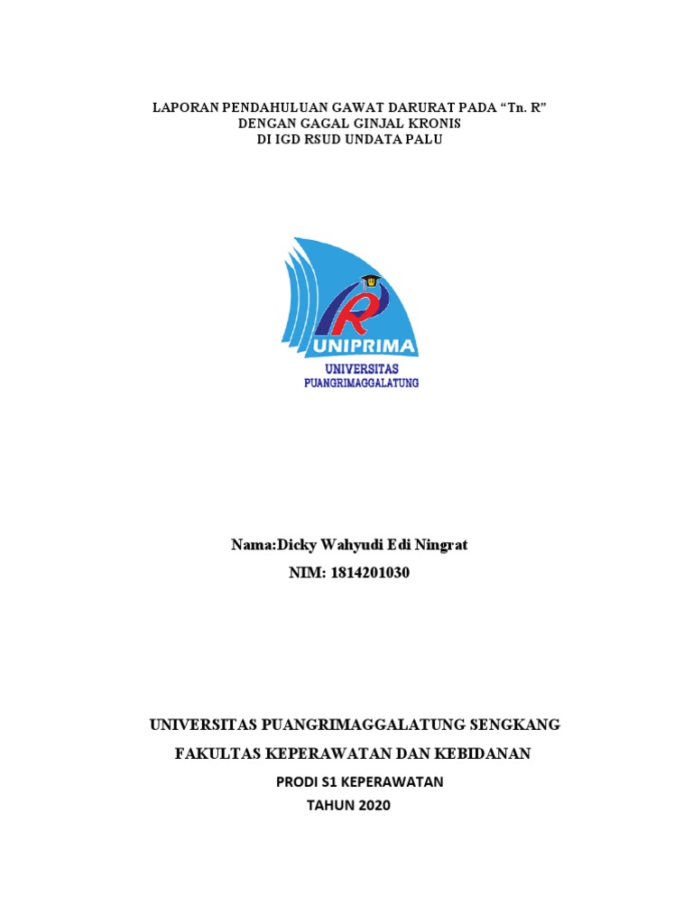 Asuhan Keperawatan Gawat Darurat Pada Klien Dengan CKD | PDF