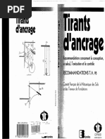 Tirants d'ancrage : principes et applications | PDF | Fondation (construction) | Forage