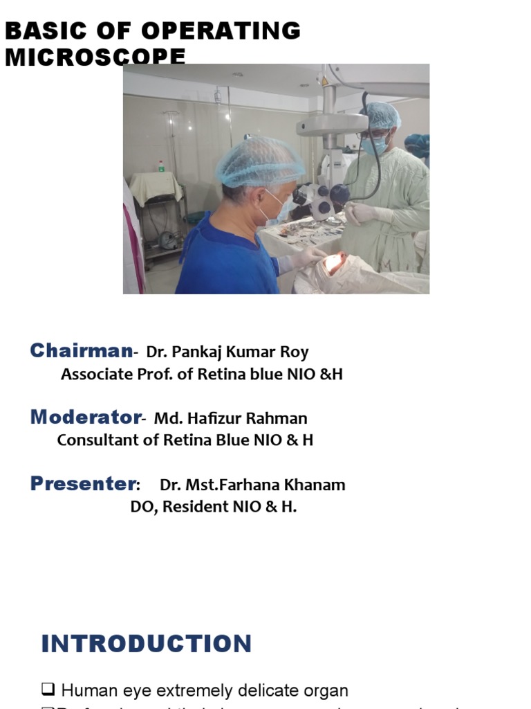 Basic of Operating Microscope | PDF | Microscope | Optics