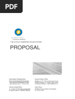 Solar Project Proposal PDF | PDF | Solar Power | Solar Panel