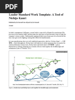 A4 Leader Standard Work Template | PDF
