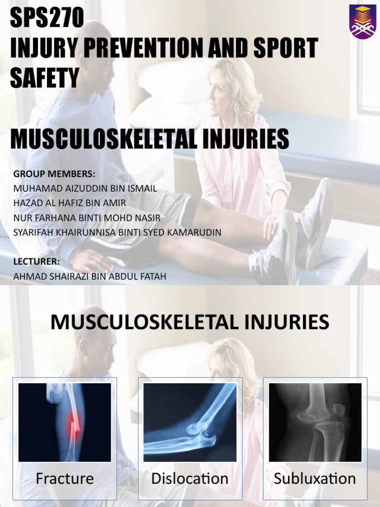 Preventing Musculoskeletal Injuries: A Focus on Fractures, Dislocations ...