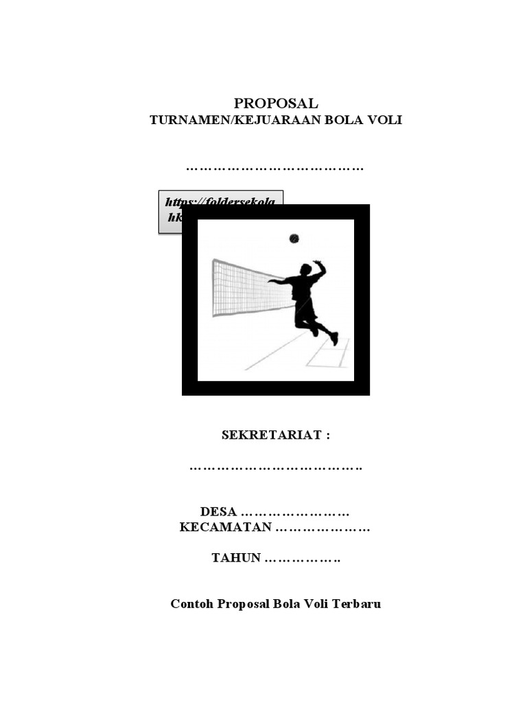 Proposal Turnamen Bola Voli 2023 | PDF | Bisnis | Olahraga & Rekreasi