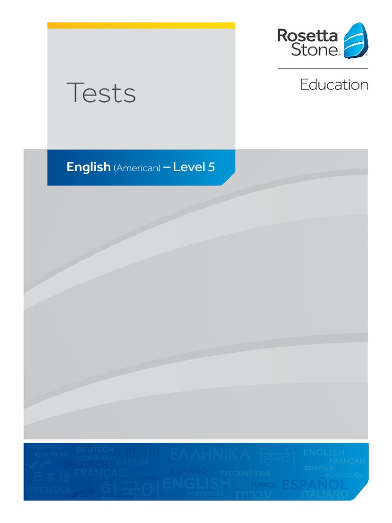Tests: English - Level 5 | PDF | Books | Farmer
