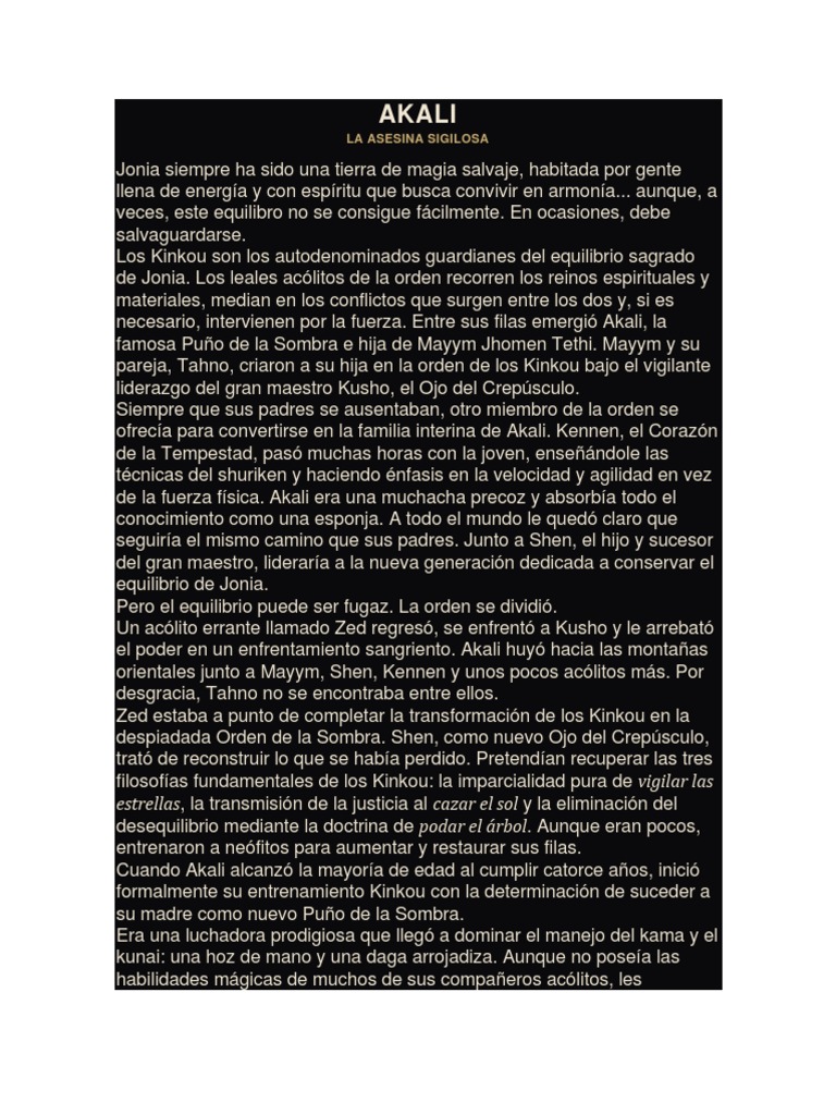 Akali PDF | PDF | Filosofía