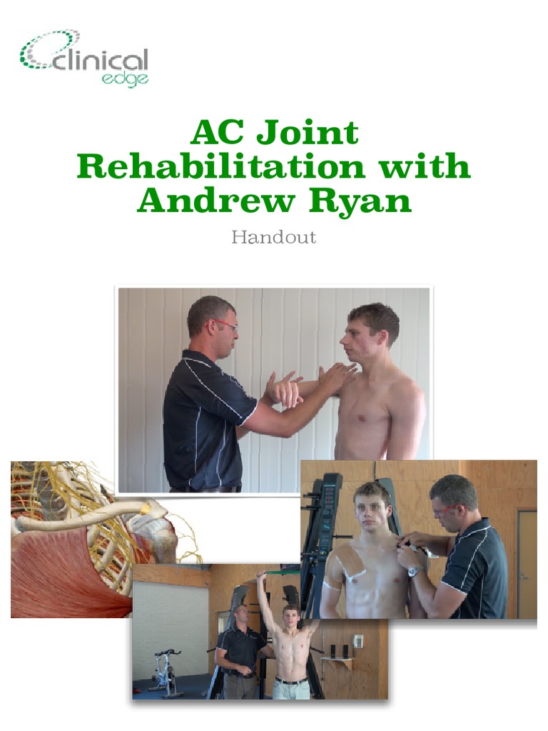 AC Joint Rehabilitation With Andrew Ryan: Handout | PDF ...