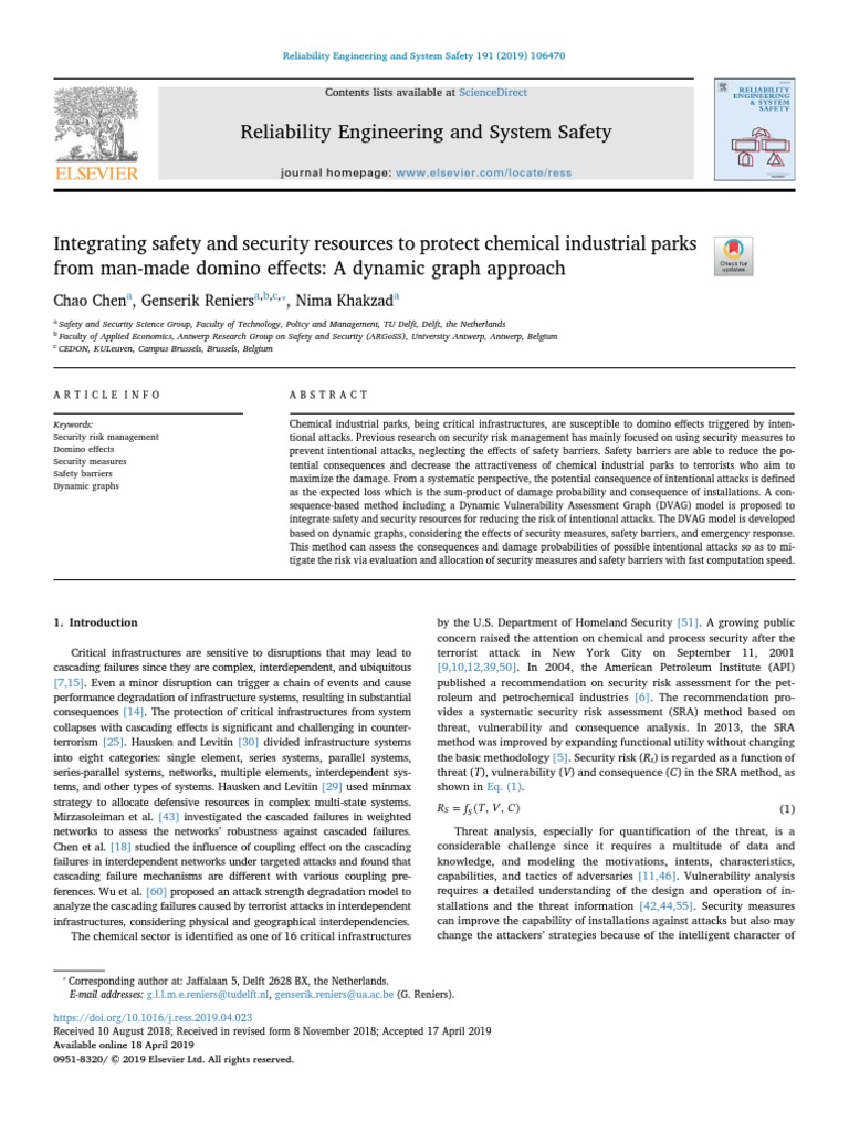 Reliability Engineering and System Safety: Sciencedirect | PDF | Vertex ...