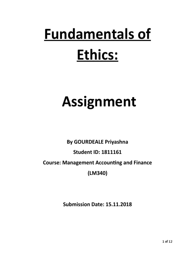 Globalization and Business Ethics Analysis | PDF | Corporate Social ...