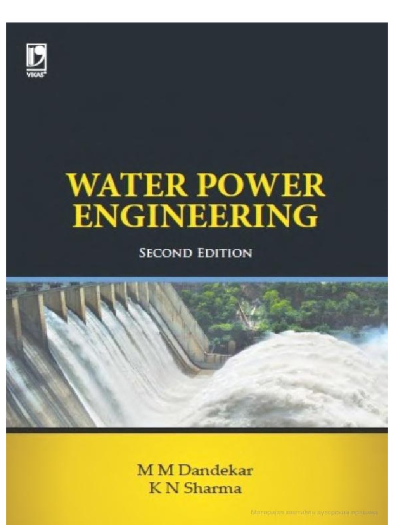 Water Power Engineering, 2nd Edition | PDF