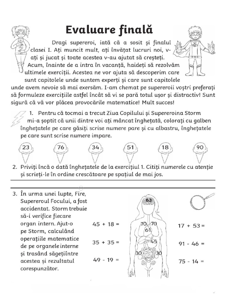 Test de Evaluare Finala Mem | PDF