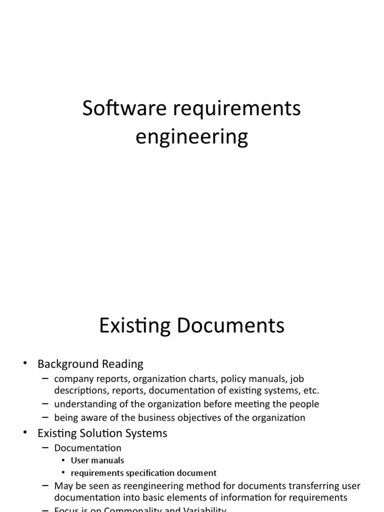 Software Requirements Engineering | PDF | Use Case | Computing