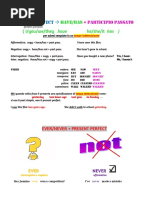 Italian Verb Tenses Chart | PDF