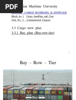 Container Stowage Bay-Row-Tier System | PDF | Watercraft | Water Transport