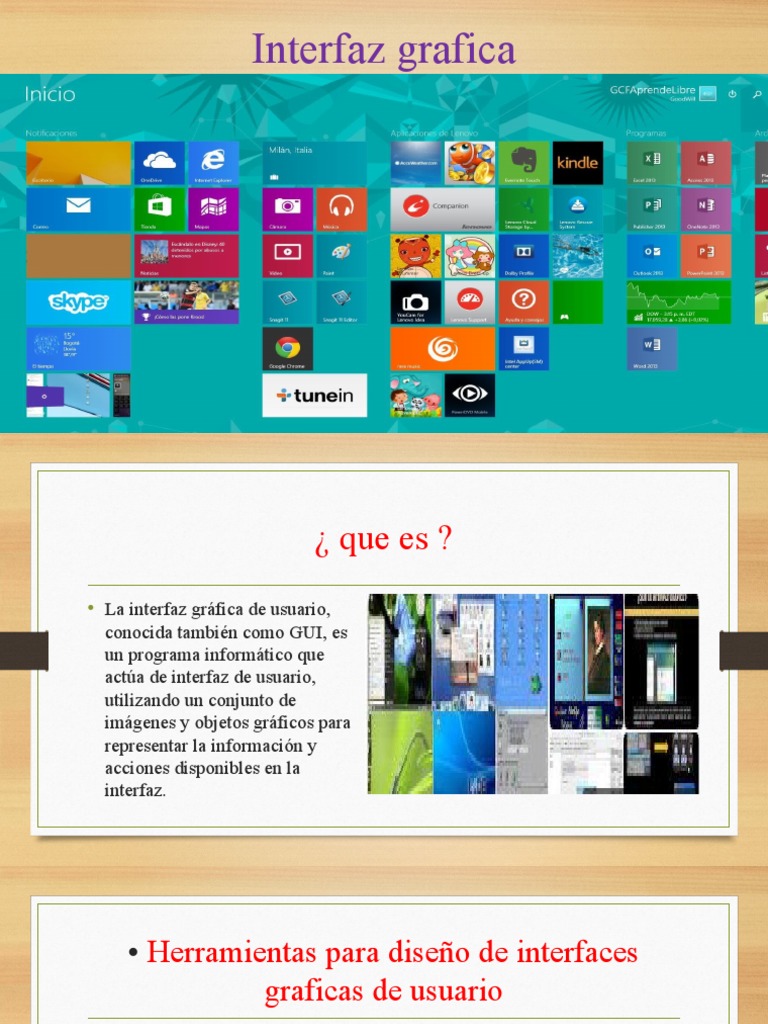 Interfaz Grafica | PDF | Interfaces gráficas de usuario | Interfaz de ...