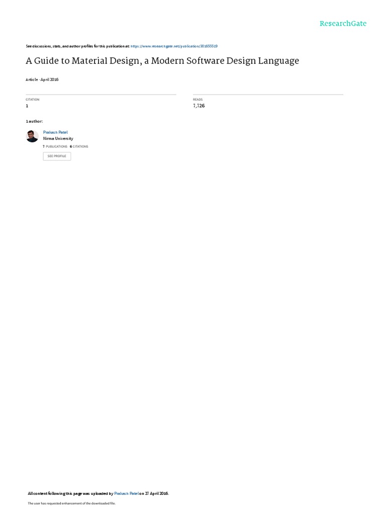 Published Material Design | PDF | Graphical User Interfaces | System ...