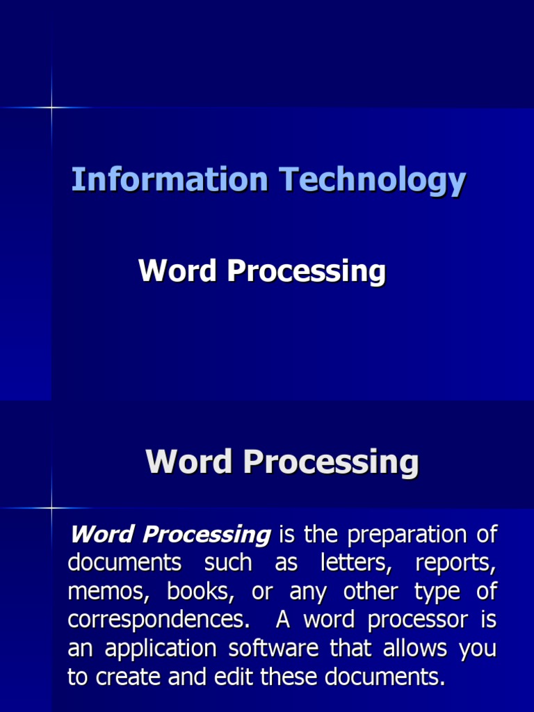 Word Processing | Download Free PDF | System Software | Graphical User ...
