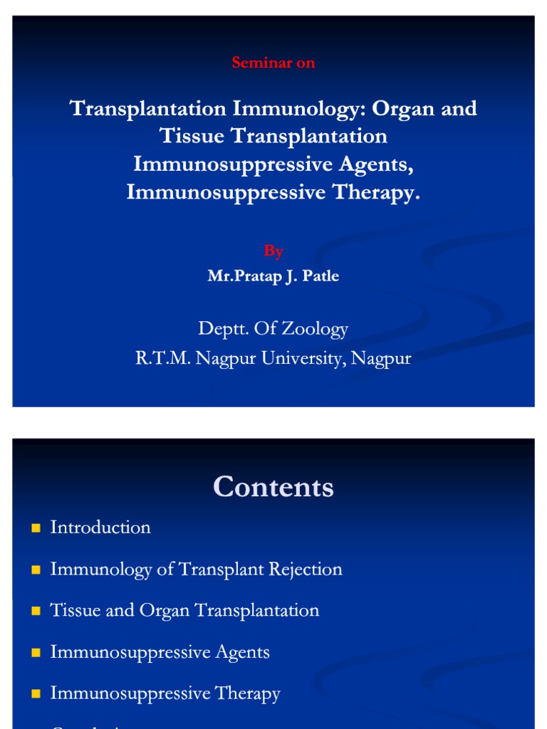 Transplantation Immunology | PDF | Major Histocompatibility Complex ...