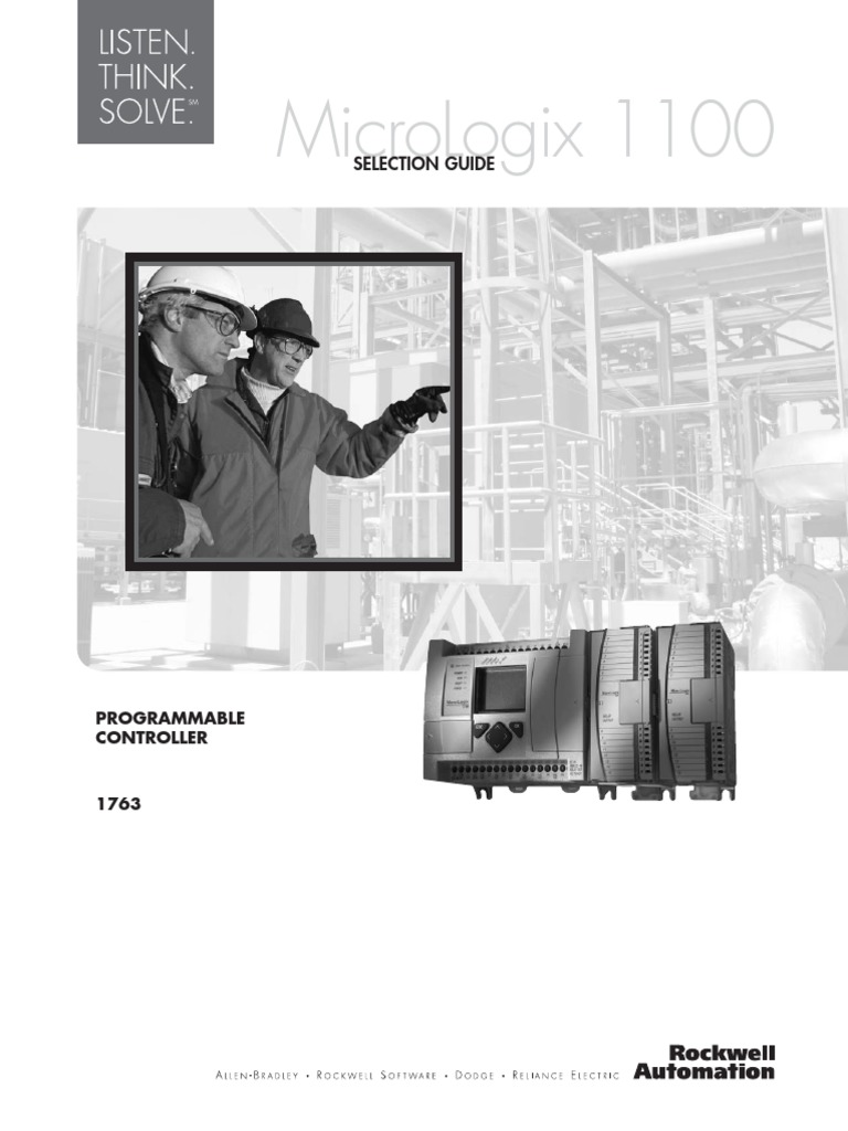 Micrologix 1100 SELECTION GUIDE PDF | PDF | Programmable Logic Controller | Power Supply