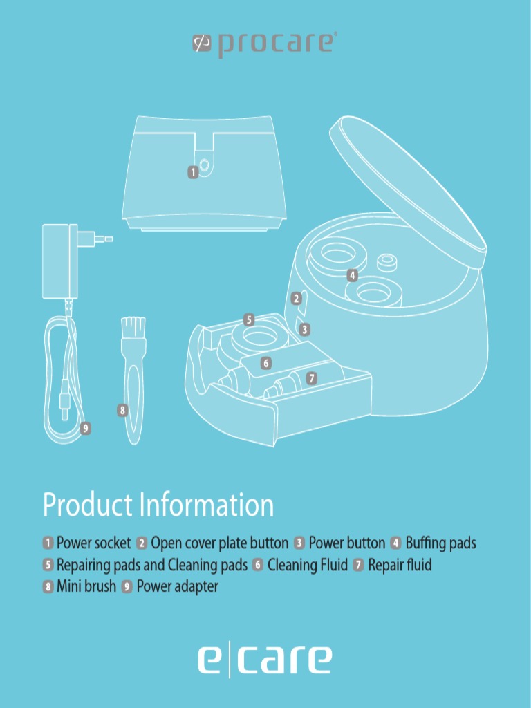 Procare Disc Cleaning & Repair Guide | PDF | Manufactured Goods