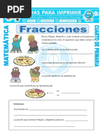Lectura y Escritura de Fracciones para Niños | PDF