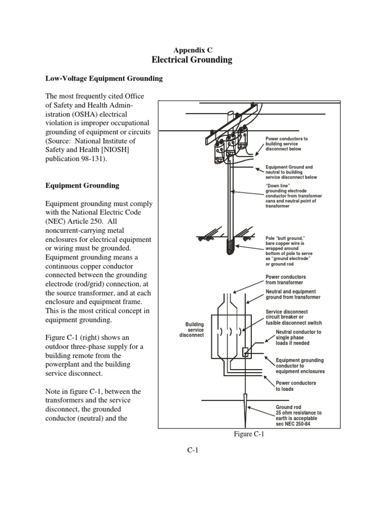 NEC Guidelines for Equipment Grounding | PDF | Electric Power | Power ...