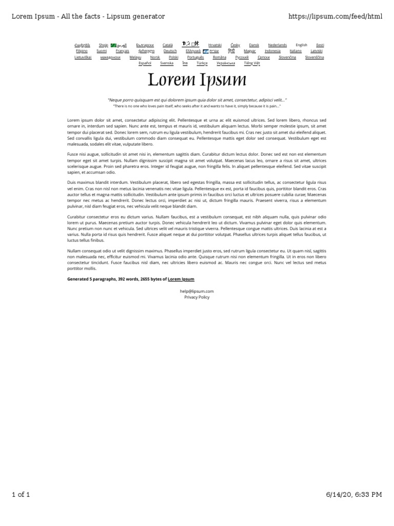 A Lorem Ipsum | PDF