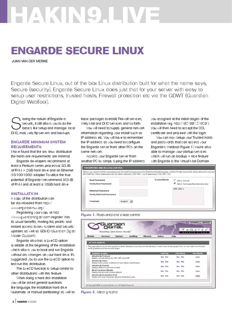 Engarde Secure Linux | PDF | Linux | Computer Network