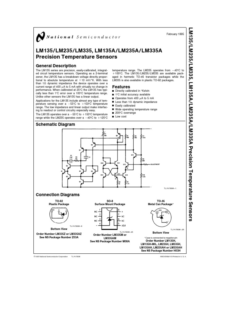 lm135 | Thermocouple | Sensor
