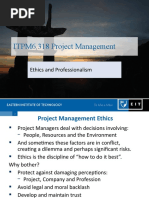 Project Management Foundations Ethics | PDF