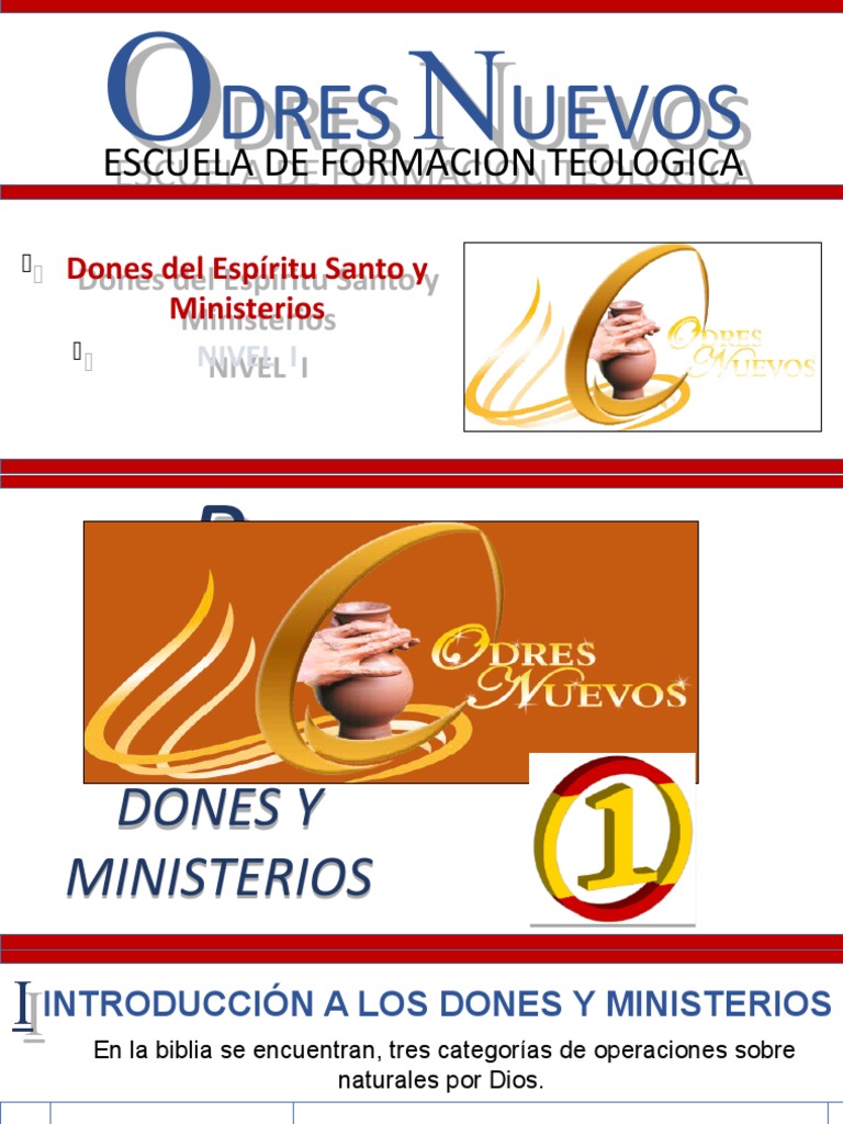 Dones y Ministerios del Espíritu Santo | PDF | Fe | Profecía