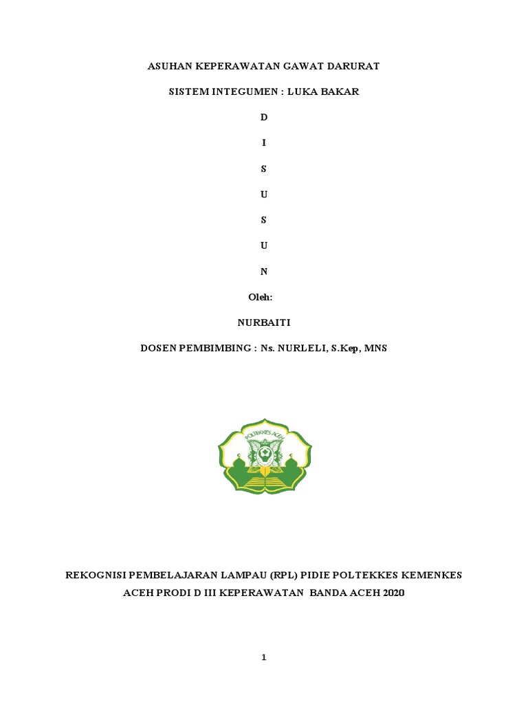 Asuhan Keperawatan Gawat Darurat | PDF | Sains & Matematika