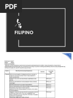 FILIPINO MELCs Grade 3 | PDF