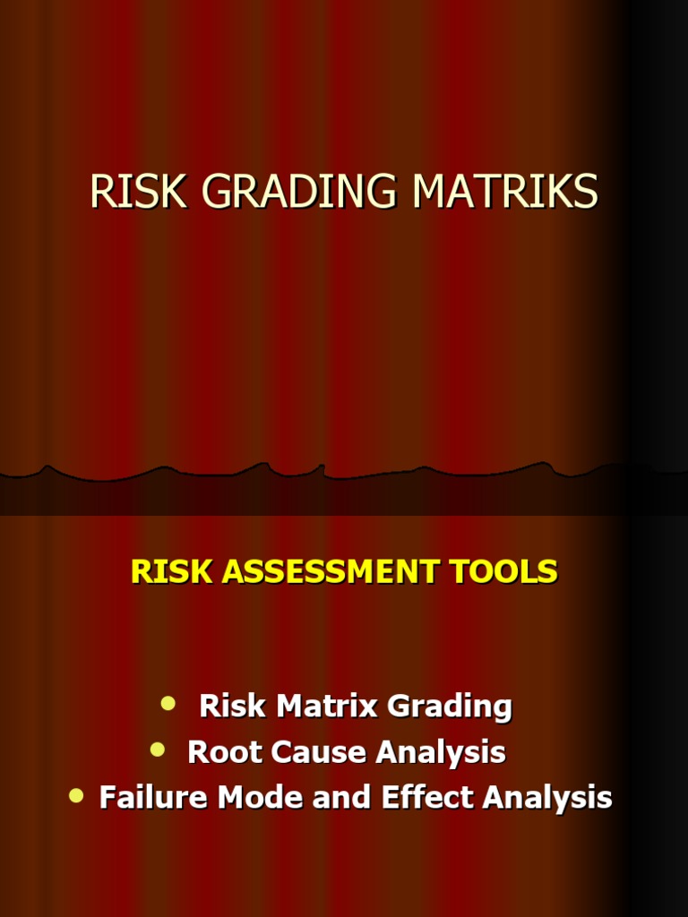 Risk Grading Matrix | PDF