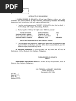 Affidavit of Transfer of Ownership (Electric Meter) | PDF
