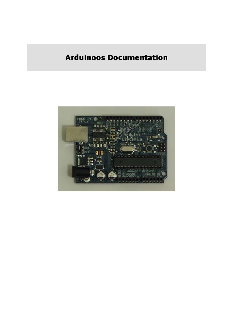 Arduinoos Reference Guide | PDF | Integer (Computer Science) | Data Type