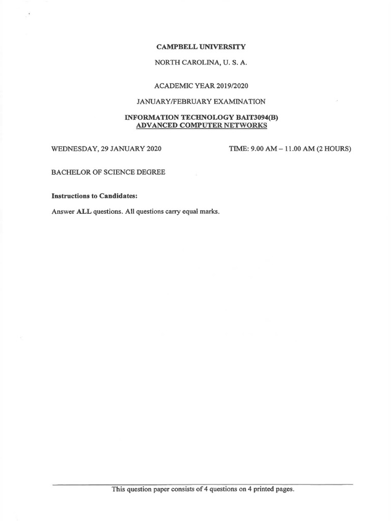 BAIT3094 - 2020 Jan (C) | PDF