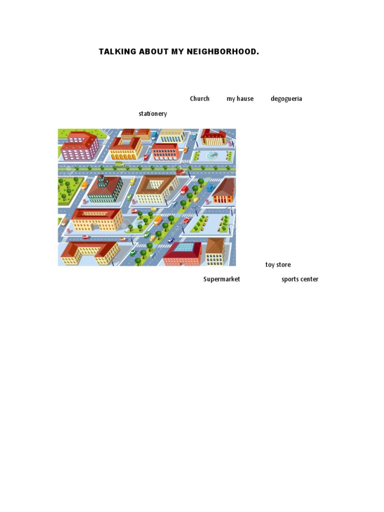 Talking About My Neighborhood Sena | PDF