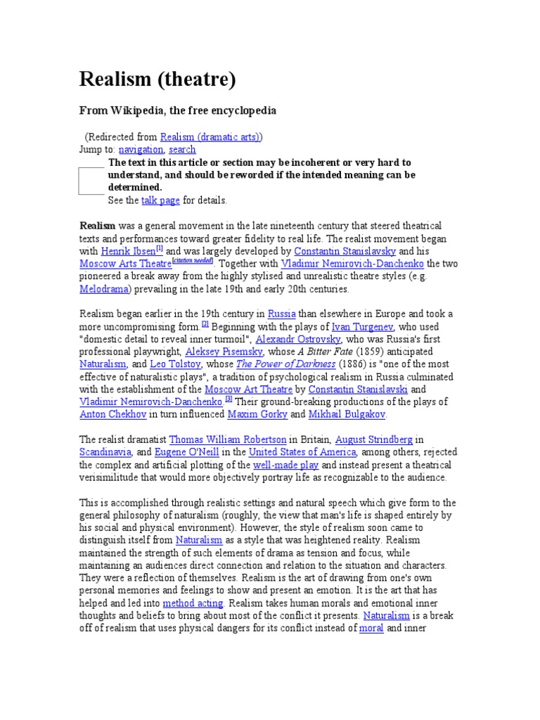 REALISME | PDF | Surrealism | Theatre