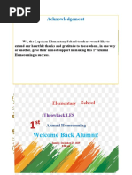 Sample Alumni Homecoming Program | PDF